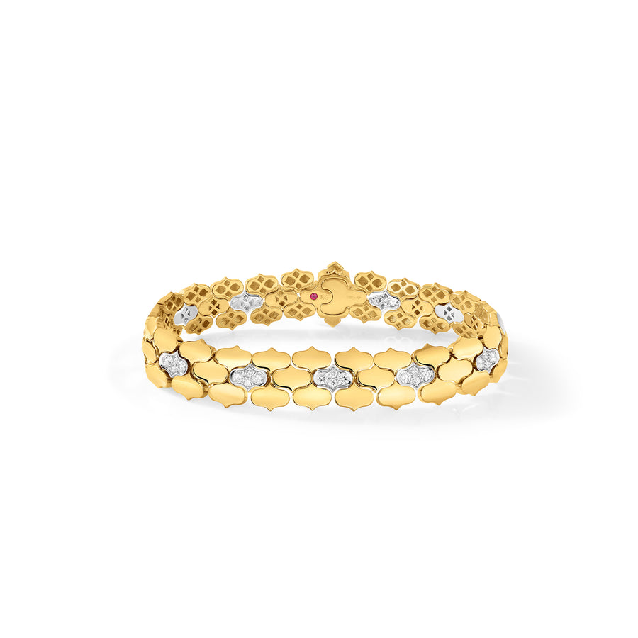 COBRA PAVÉ DIAMOND WIDE BRACELET | Roberto Coin