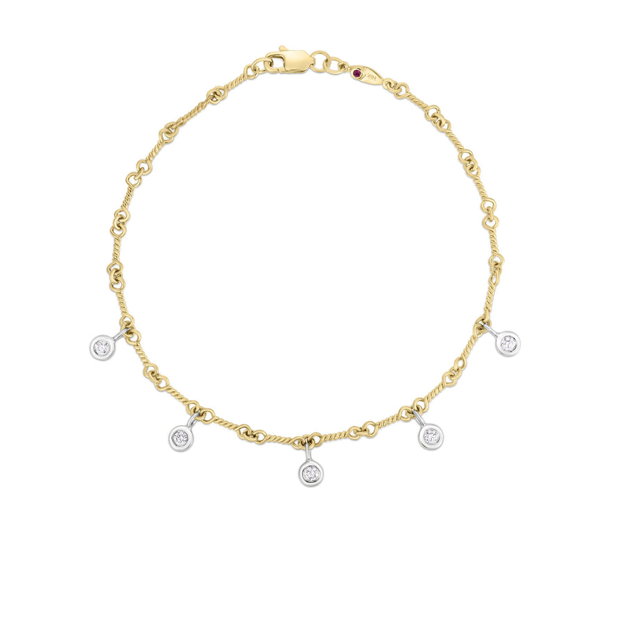 DIAMONDS BY THE INCH FOUR STATION DOG BONE BRACELET | Roberto Coin