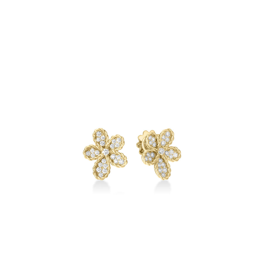 JASMINE DIAMOND AND POLISHED FINISH SMALL BUTTERFLY NECKLACE | Roberto Coin